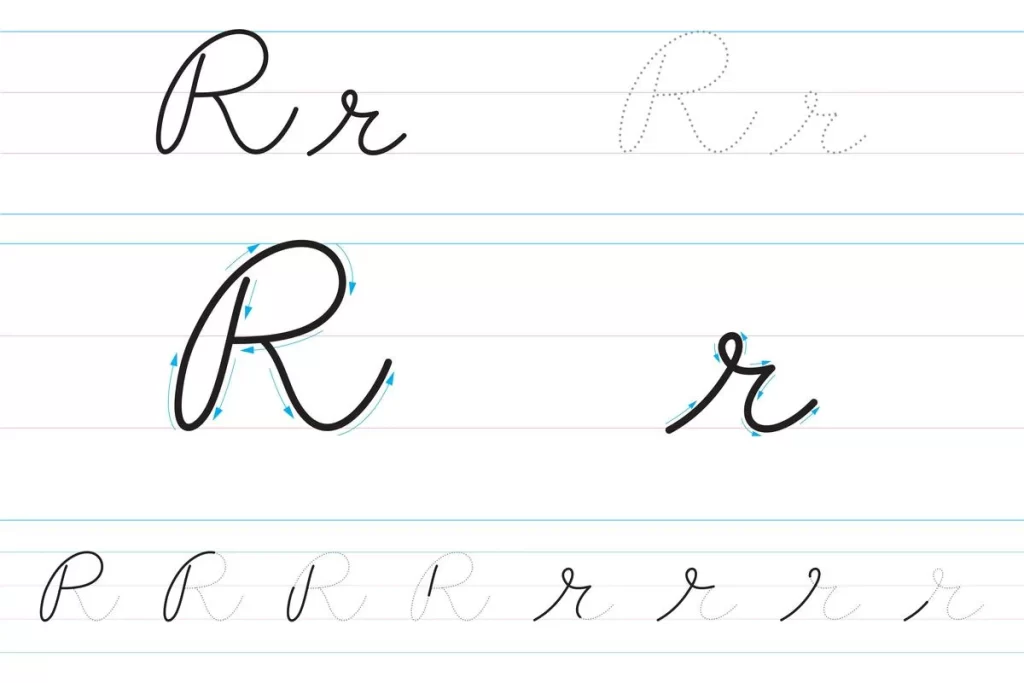 Cómo Escribir la Letra R Mayúscula en Cursiva: Guía Paso a Paso para ...